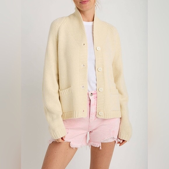 Sweaters | Contrasting Lobster Coastal Print Knit Cardigan Button Long ...